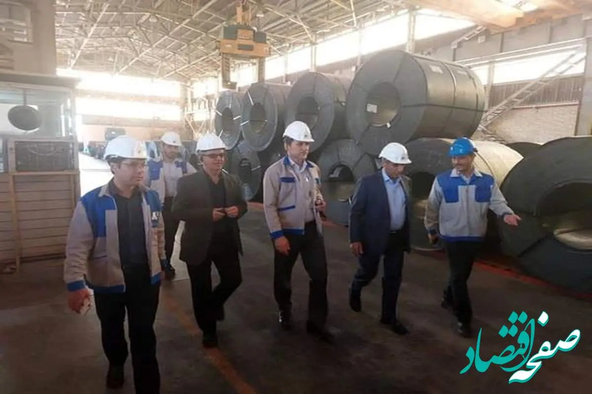 بازدید مدیرکل دفتر صنایع معدنی وزارت صنعت، معدن و تجارت از شرکت فولاد